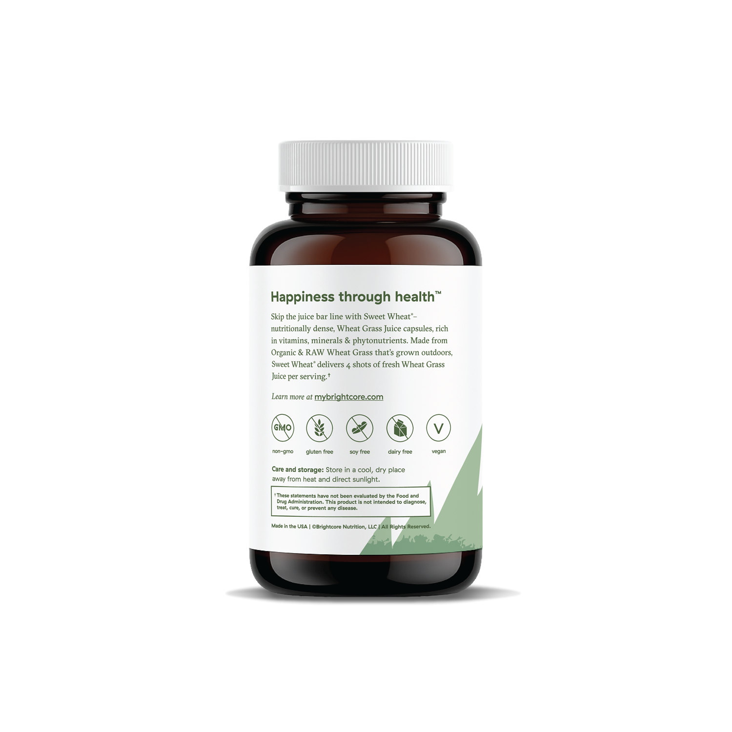 Wheat Grass Juice Powder | Sweet Wheat | Brightcore - Brightcore Nutrition